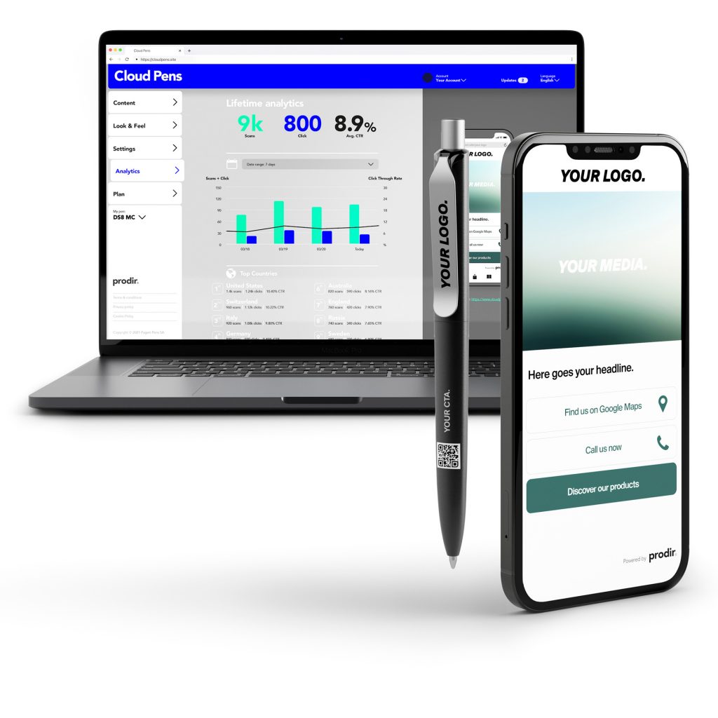 Create your pen with your logo – Prodir Configurator